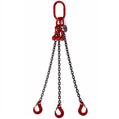 3 Leg 17.0 tonne 16mm Lifting Chain Sling with choice of length and ...